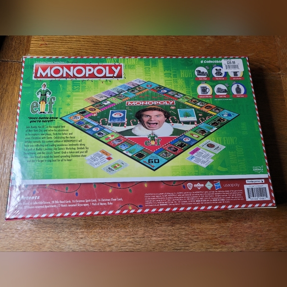 Monopoly | Toys | Monopoly Elf Christmas Gameboard Family | Poshmark
